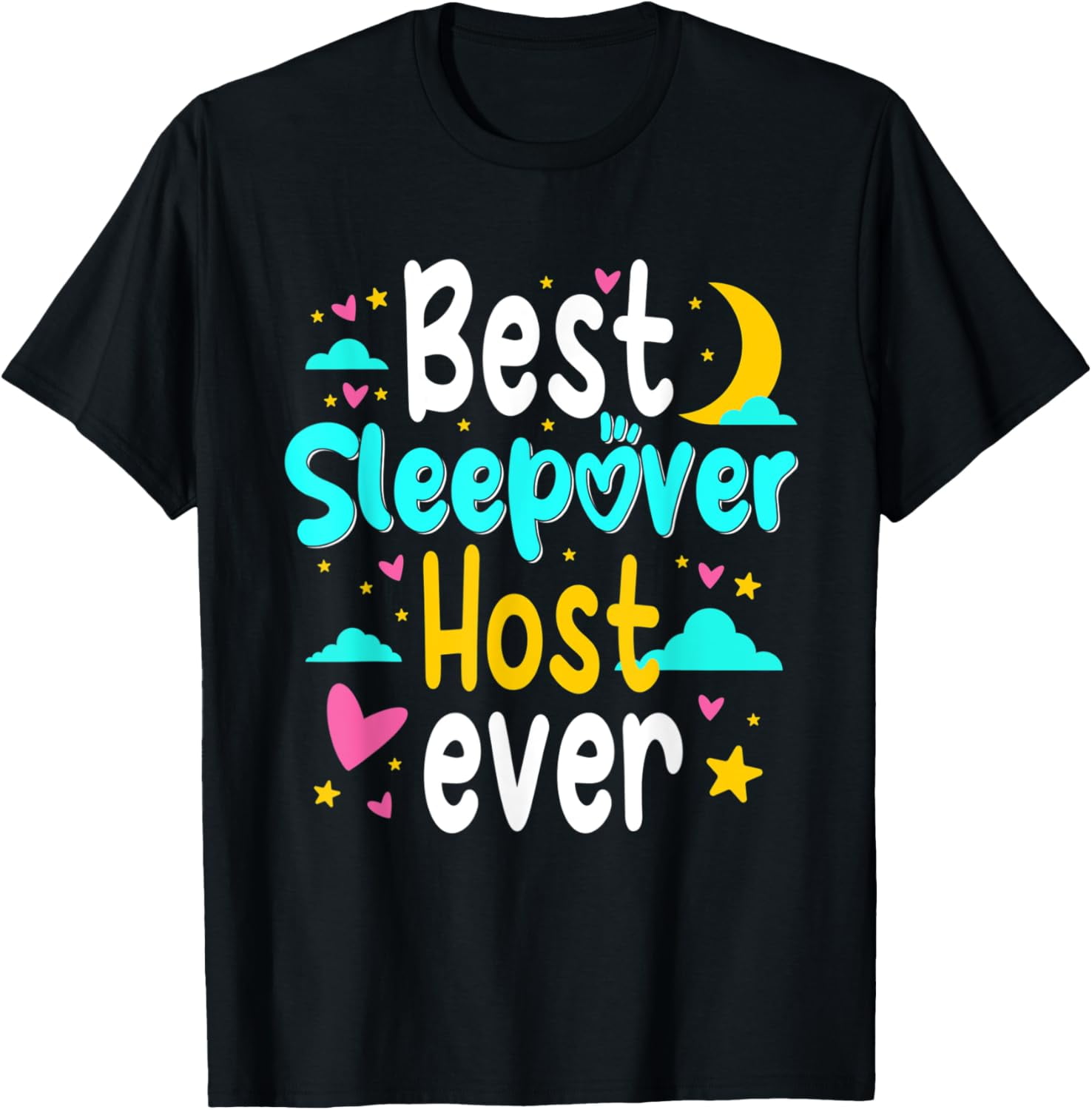 Slumber Party Squad Sleepover Pajama Sleepover Host Party T-Shirt ...