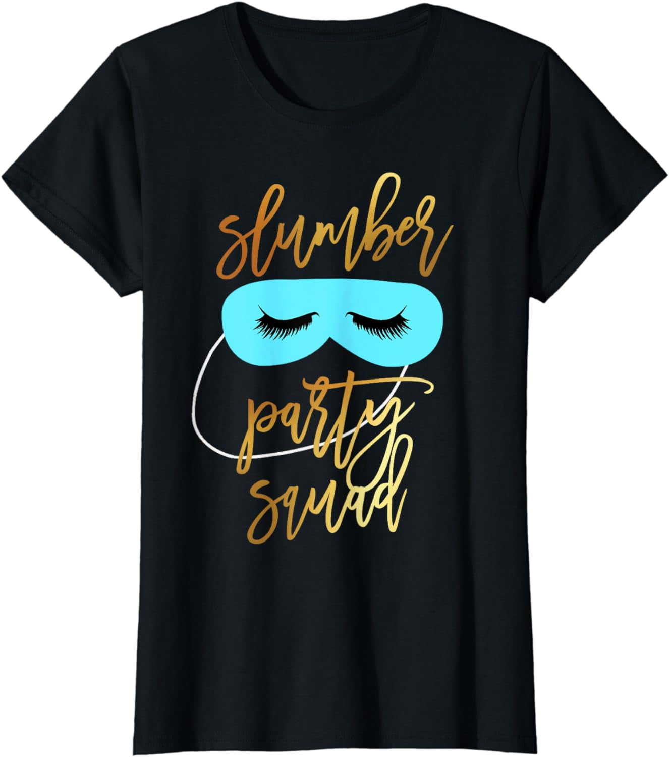 Slumber Party Squad Sleepover Pajamas for Girls to Adult T-Shirt ...