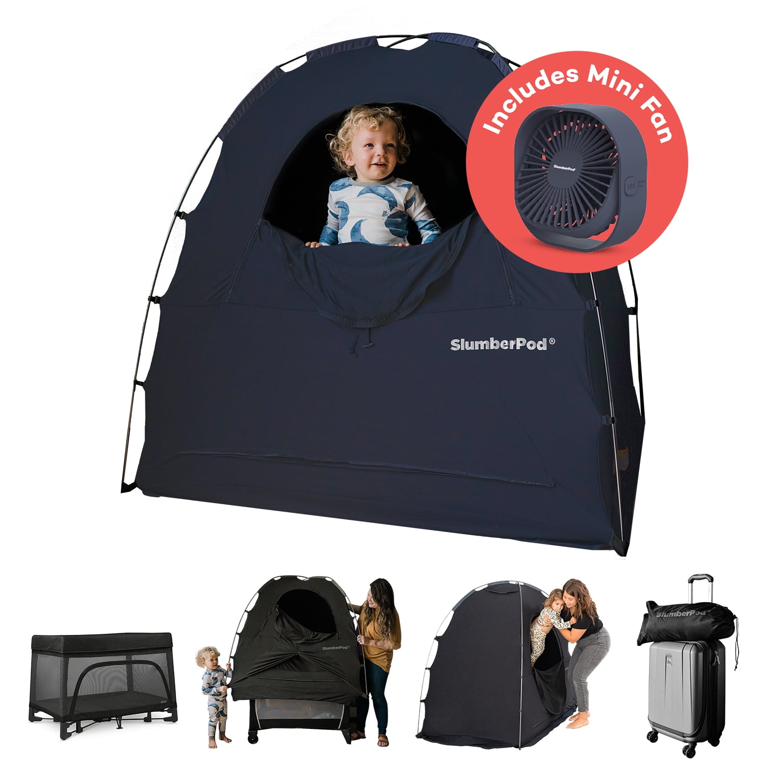 SlumberPod The Original Blackout Sleep Tent Travel Essential for Baby ...