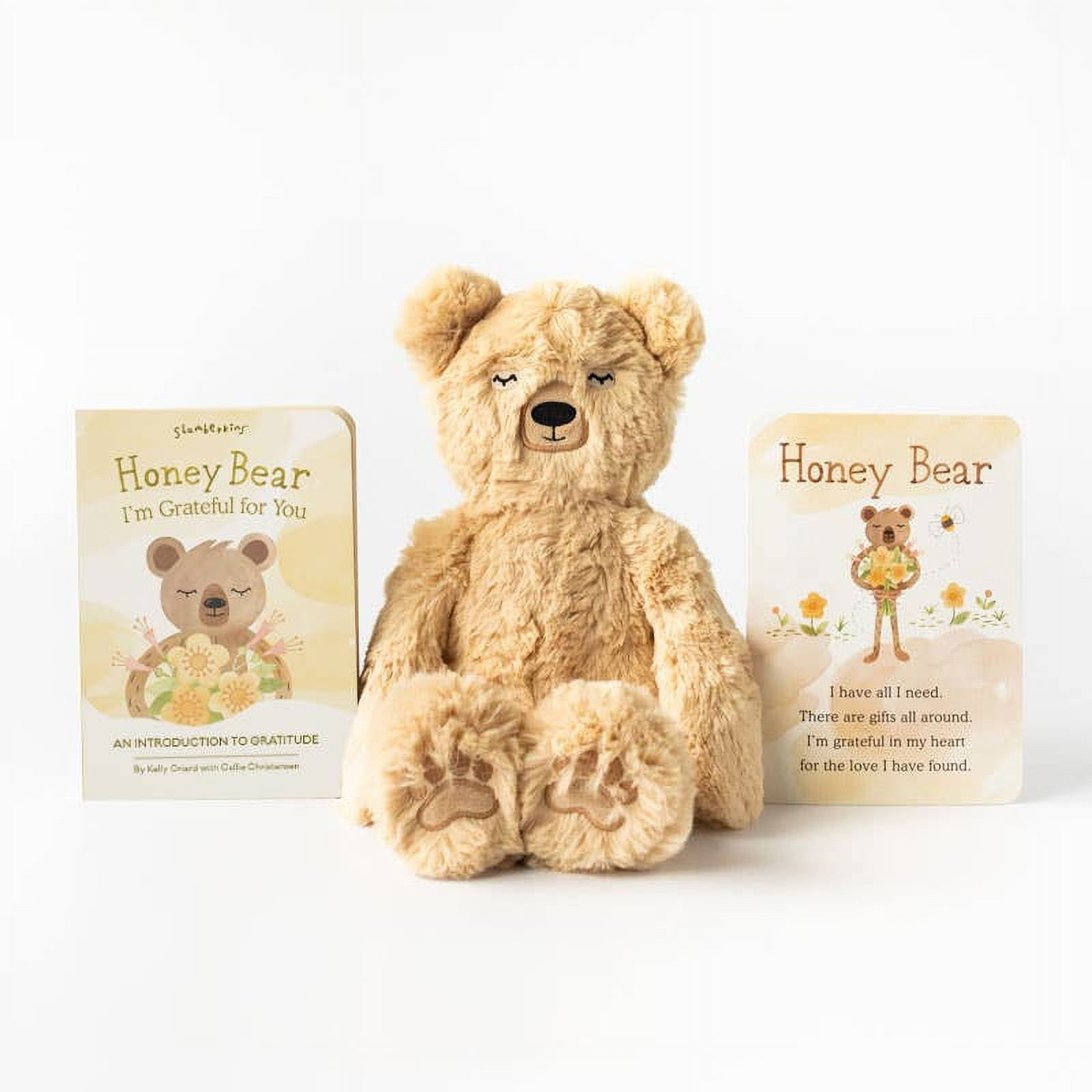 Slumberkins Honey Bear Kin With Board Book - Walmart.com
