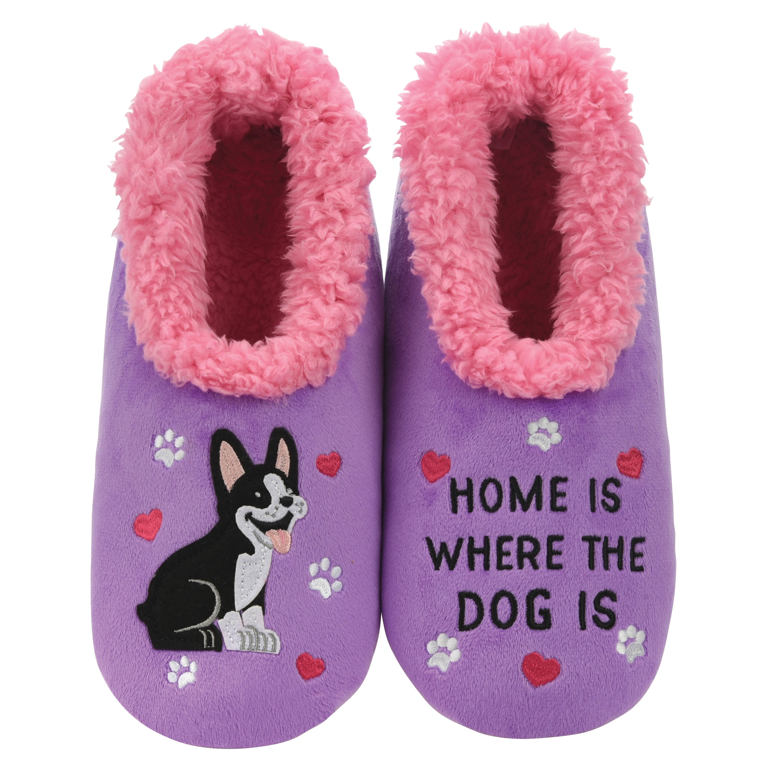 Slumbies Womens Home & Dog Matching Slipper Sock - Warm Your Feet ...