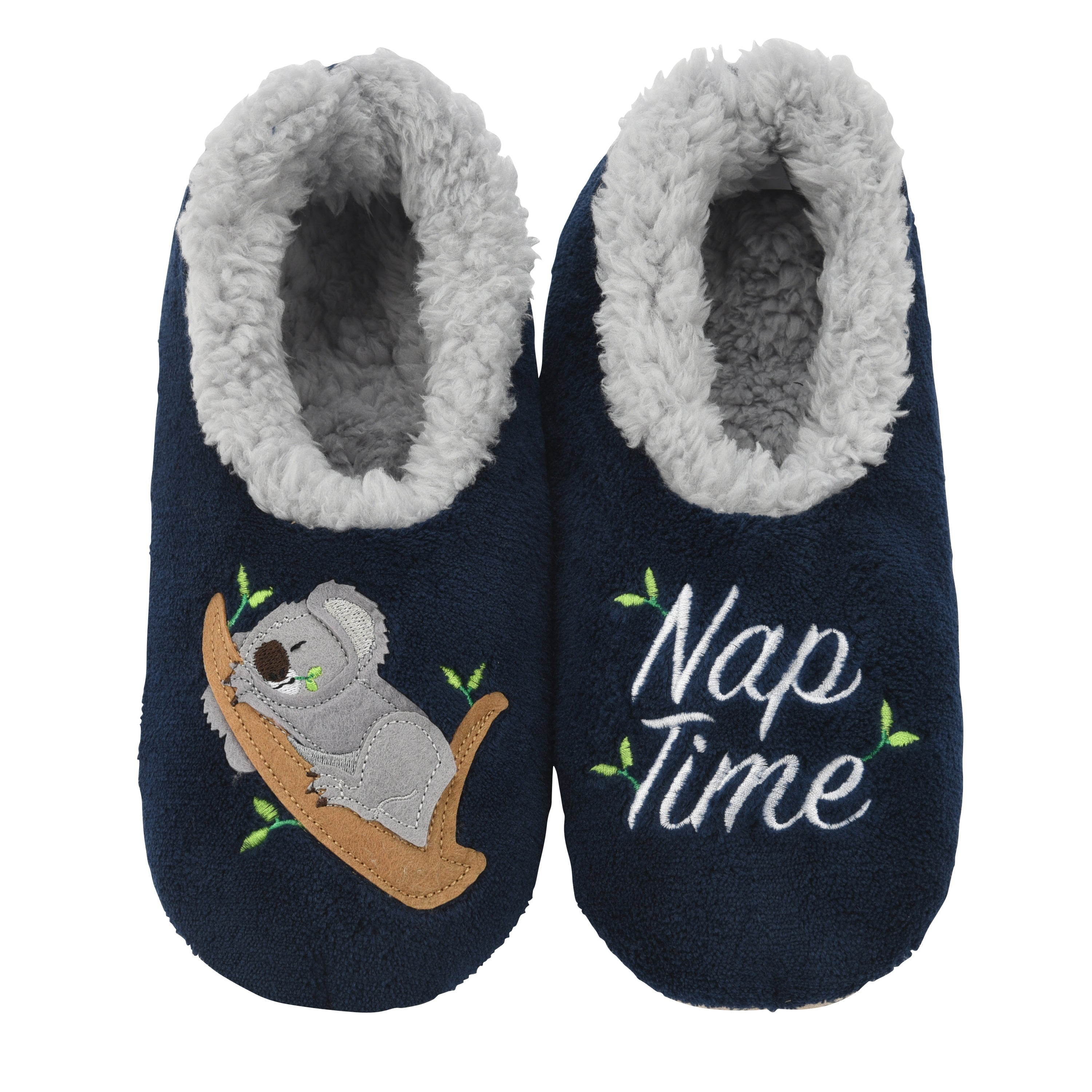 Slumbies Womens Koala Matching Slipper Sock - Warm Your Feet! (Large ...