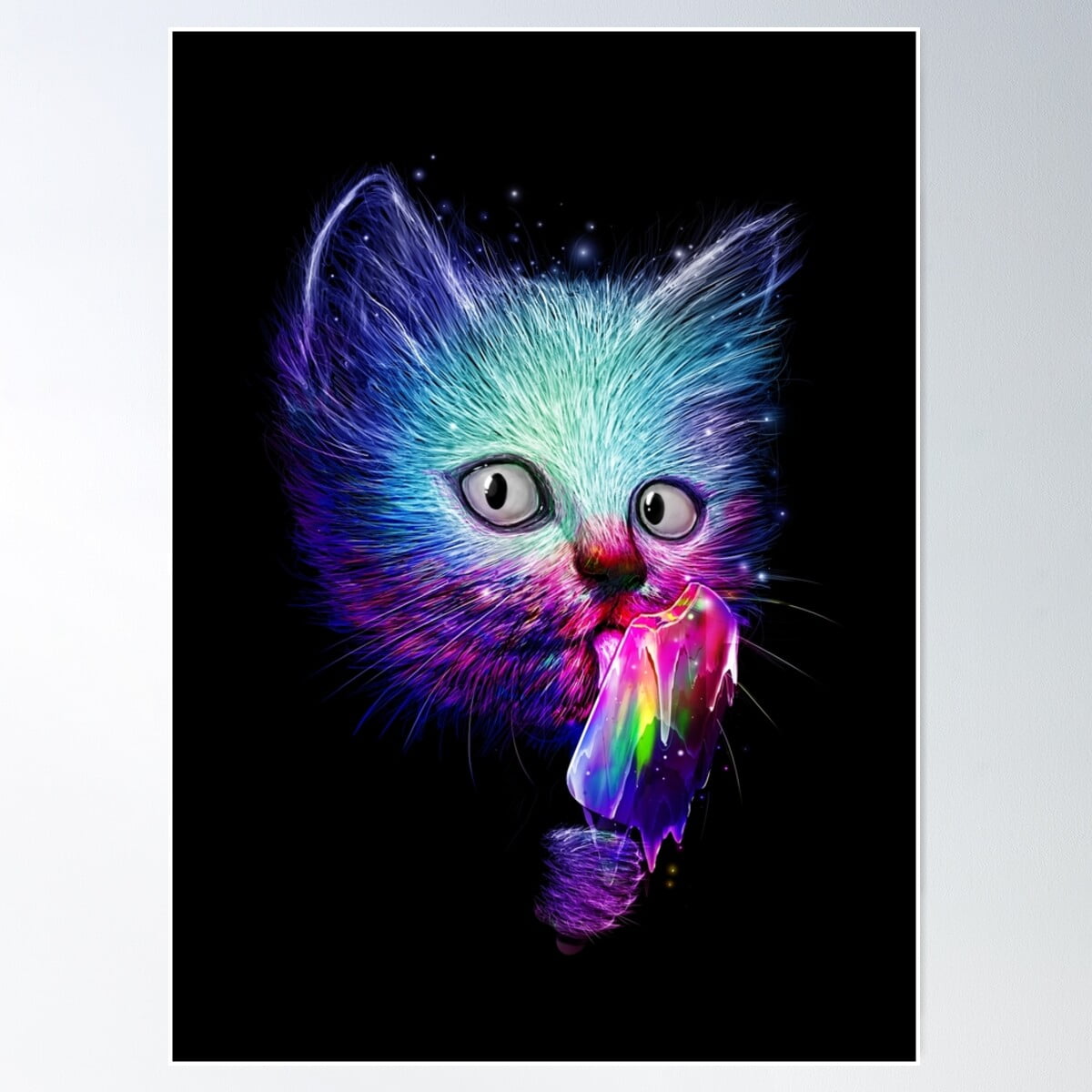 Slurp! Poster Wall Art, Modern Wall Decor For Living Room Bedroom, 8x12 ...