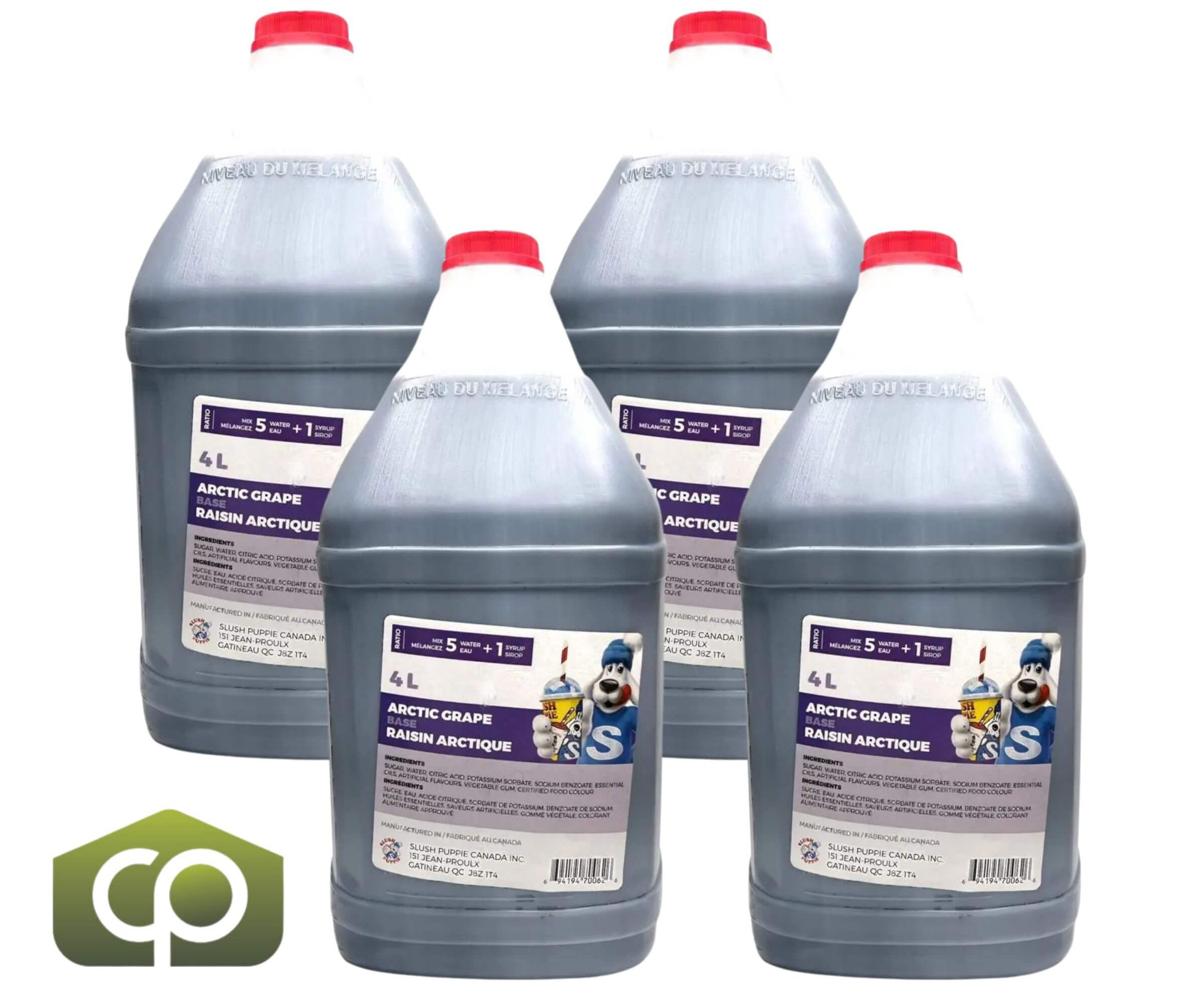 Slush Puppie Arctic Grape Slushy Syrup - 5:1 Concentrate, 1 Gallon / 3 ...