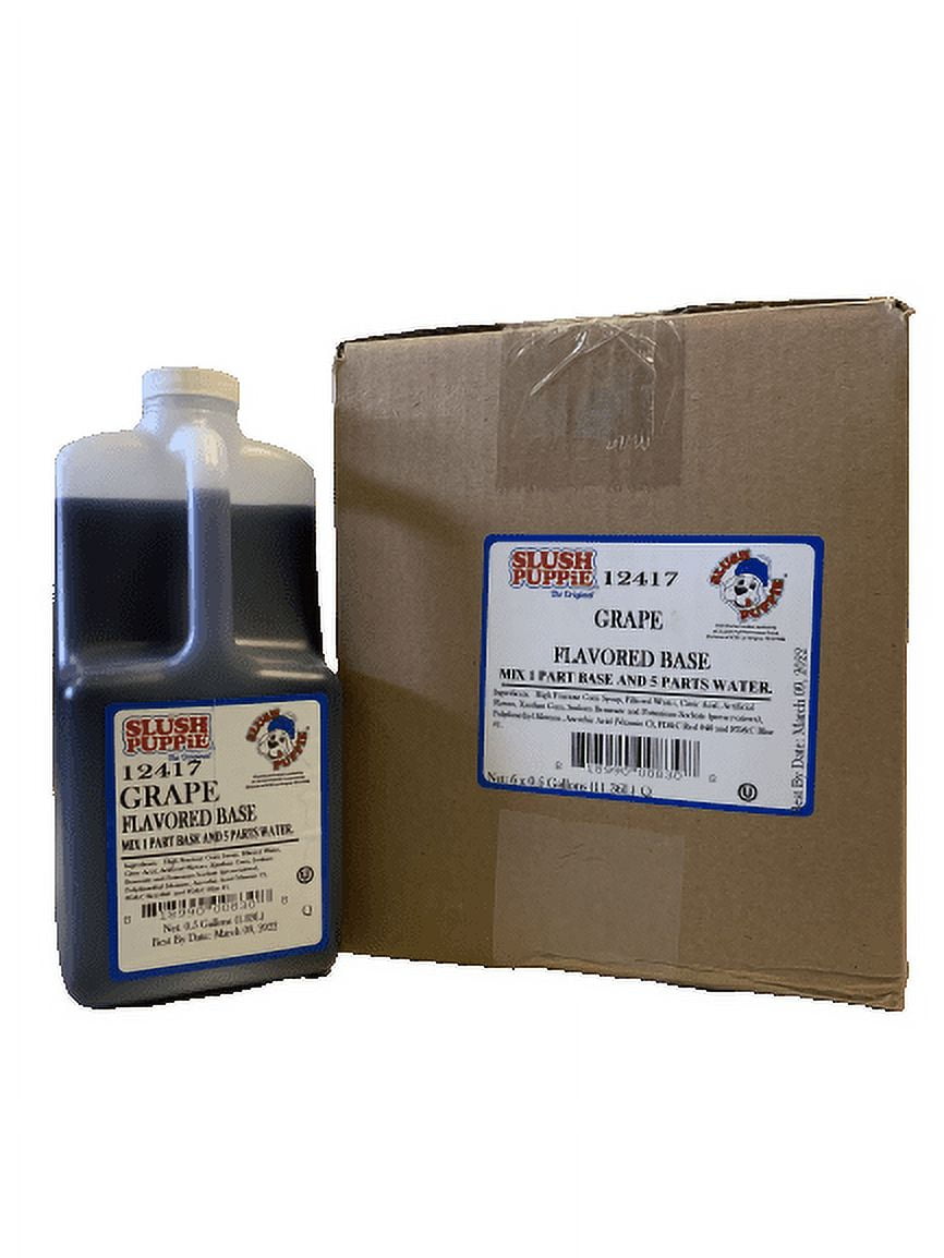 Slush Puppie Grape Flavored Base 6 - .5 Gallons - Walmart.com