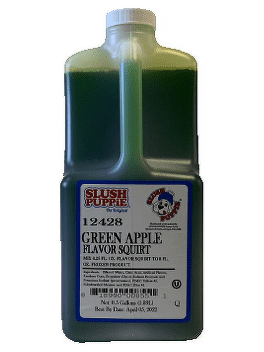 Slush Puppie Green Apple Flavor Squirt .5 Gallon - Walmart.com