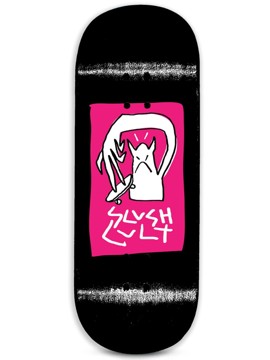 Slushcult Fingerboard Deck - Evil Control Pink Steet - 34.5mm - Walmart.com