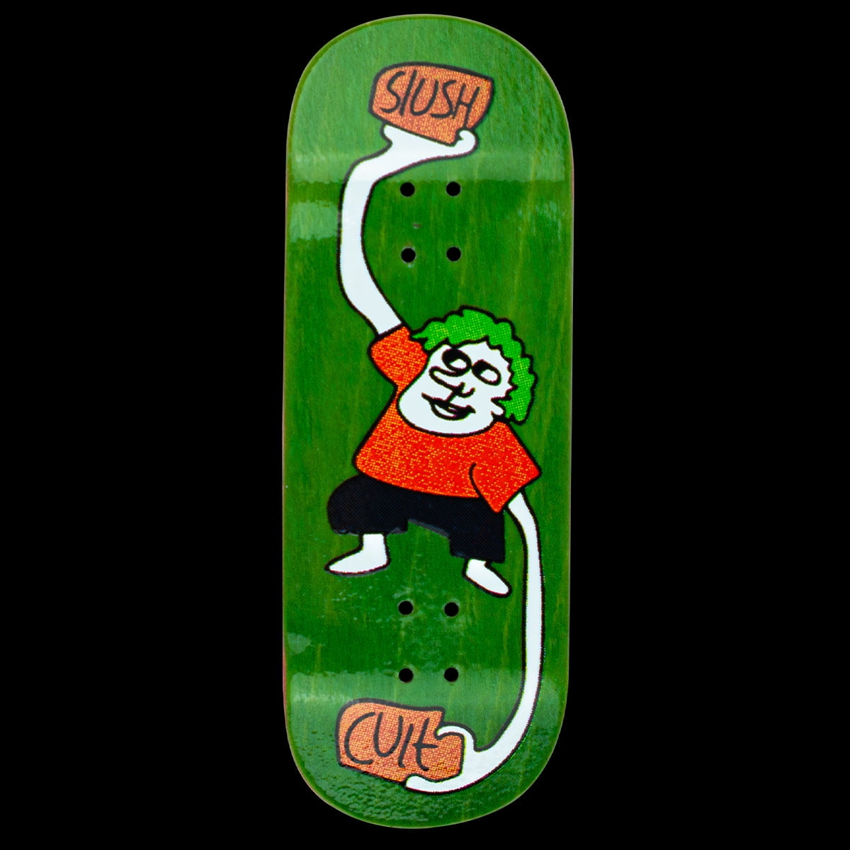 Slushcult Fingerboard Deck - Helping Hand Green, 34mm - Walmart.com