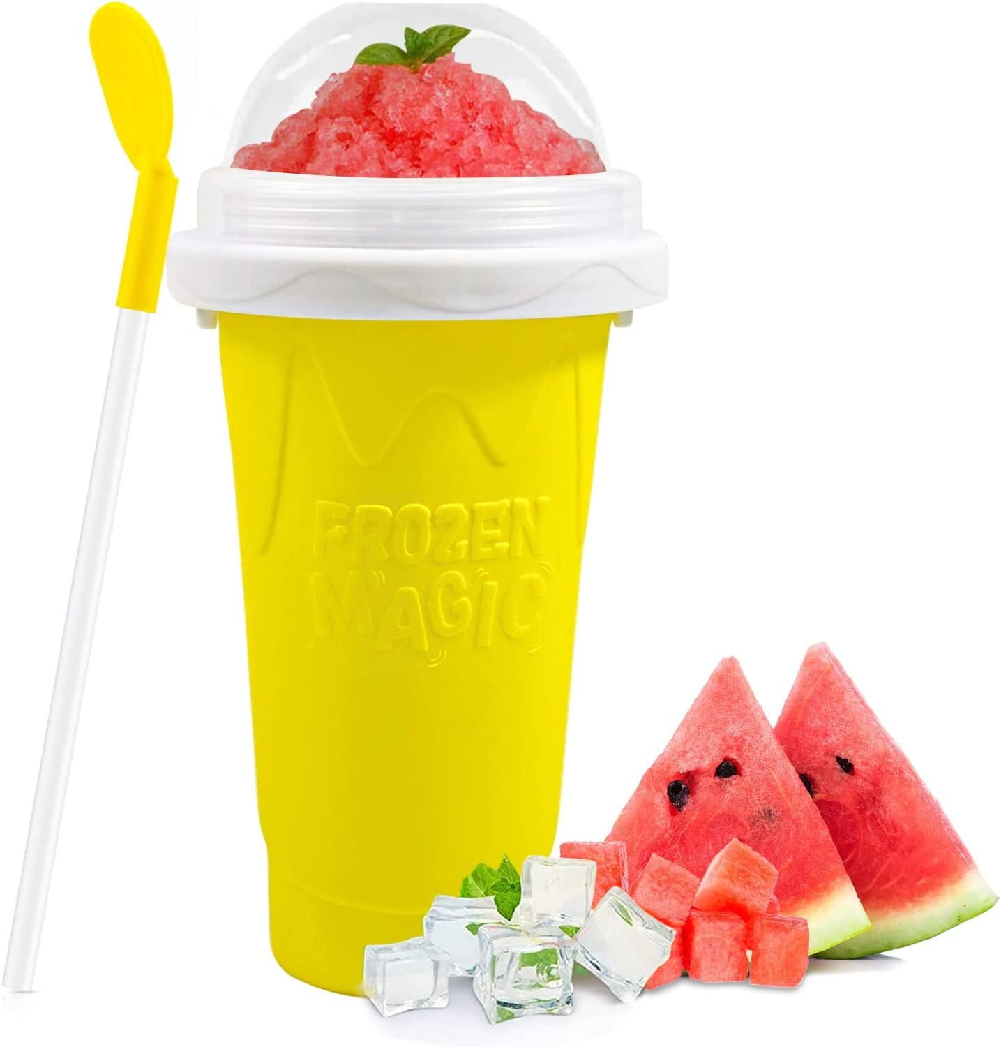 Slushie Cup Maker Squeeze, DIY Quick Frozen Magic Cup Slushy Maker Cup ...