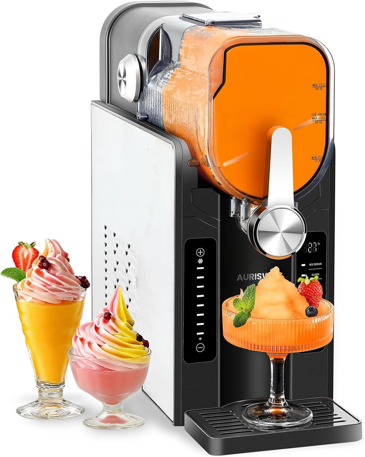 Slushie Machine for Home - 88oz No Ice Needed Frozen Drink & Slushy ...