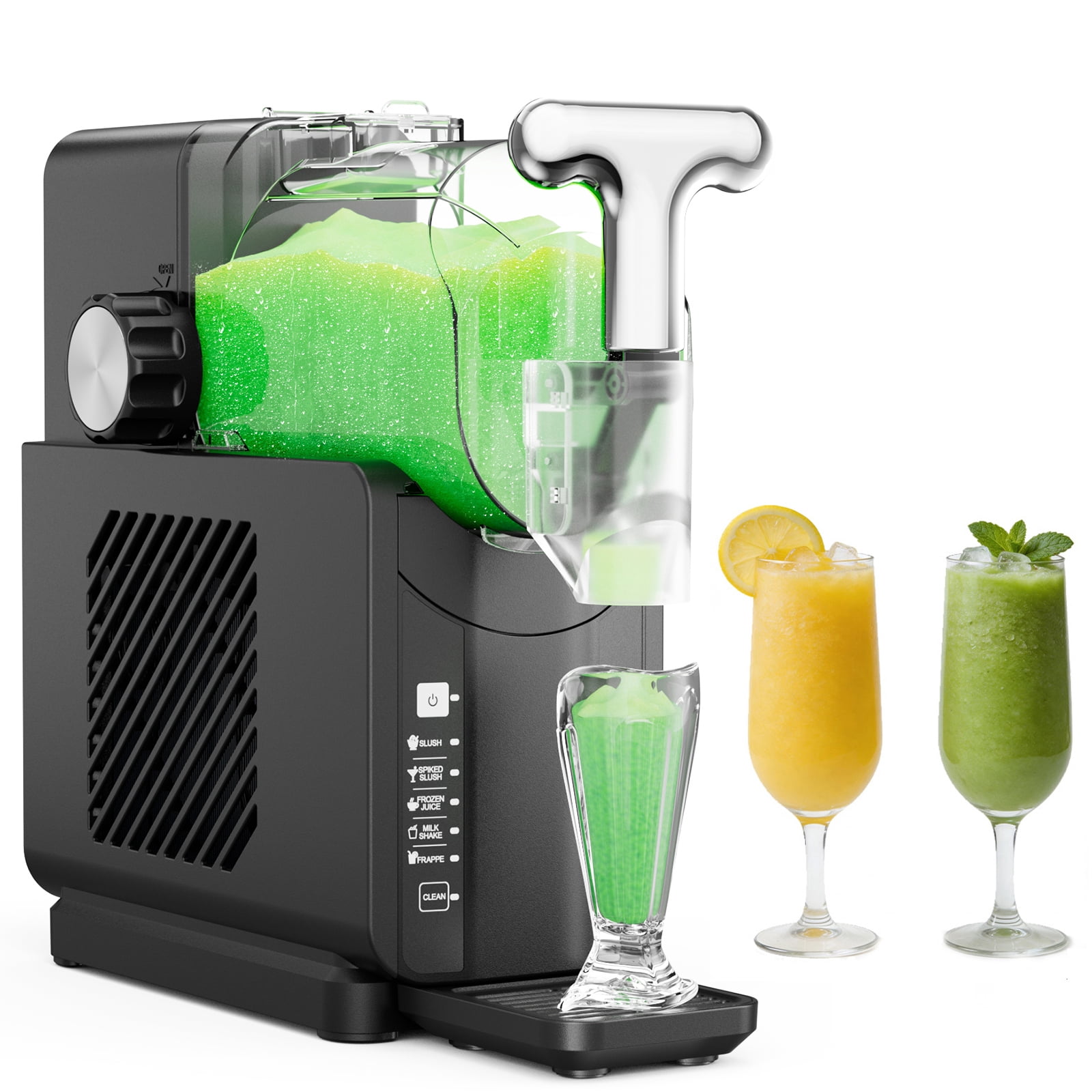 Slushie Machine No Ice Needed, 68oz Slushy Machine for Home, 5 Preset ...