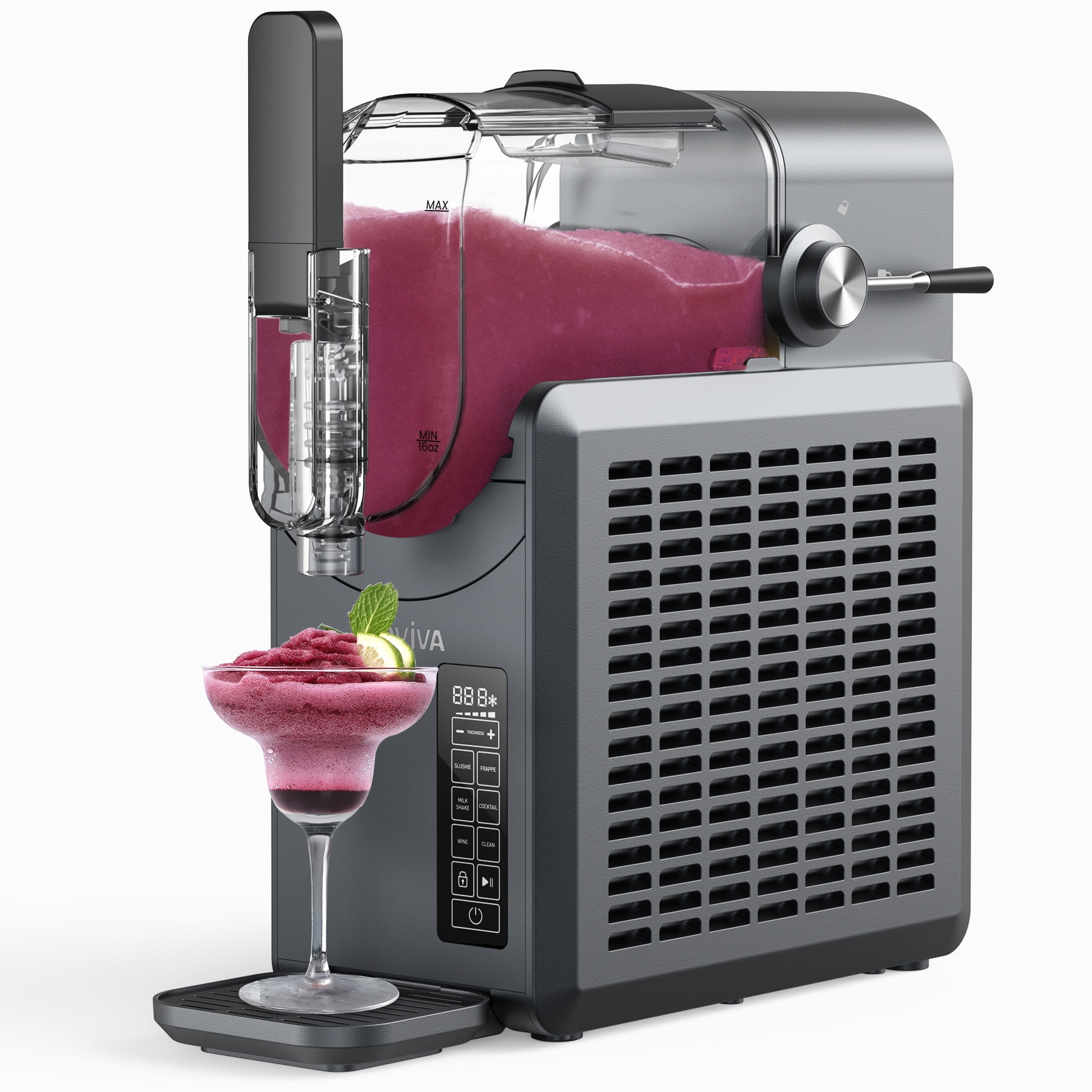 Slushie Machine, No Ice Needed, 88 oz INOVIVA Slushy Machine for Home ...