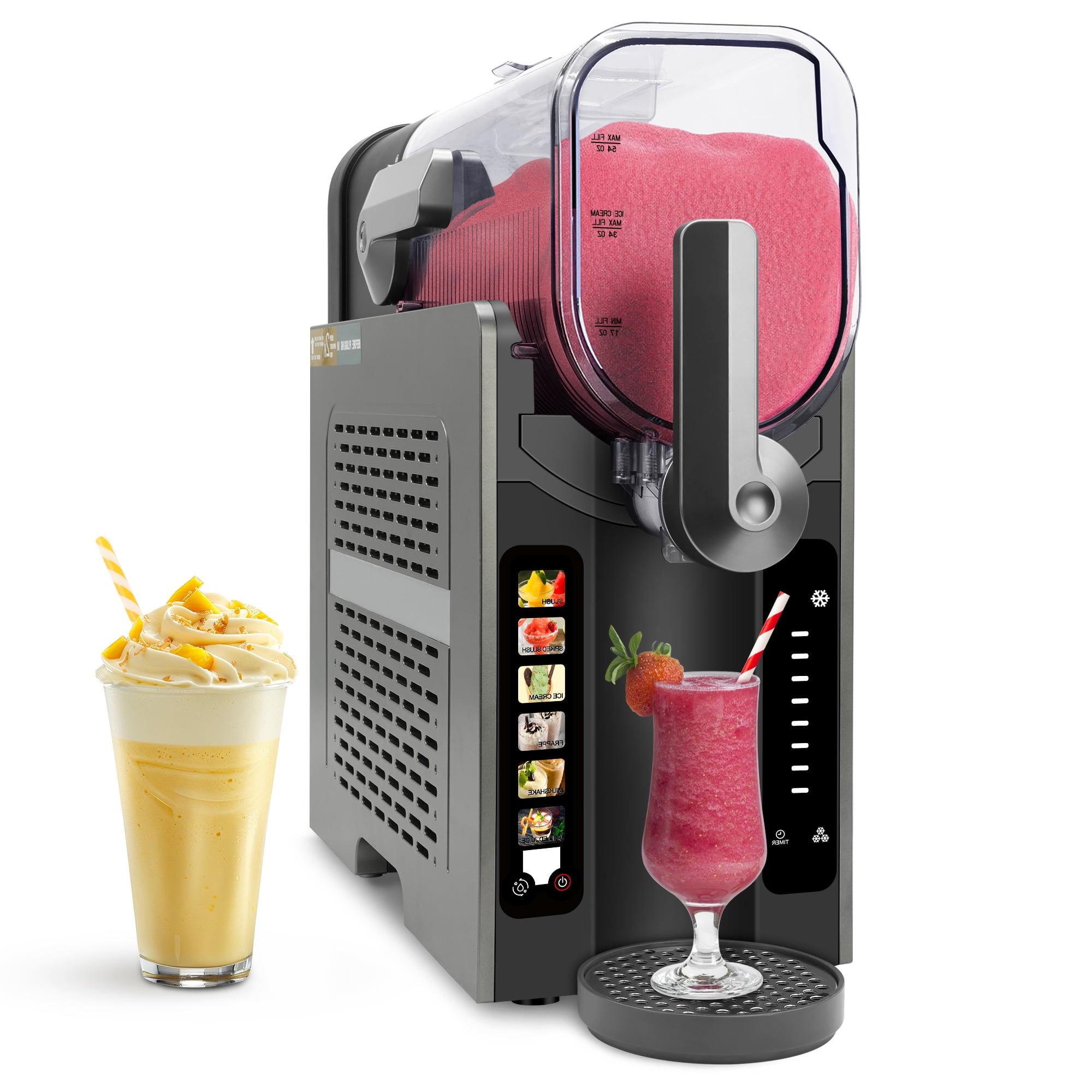 Slushie Machine for Home - No Ice Needed Frozen Drink Maker with Self ...