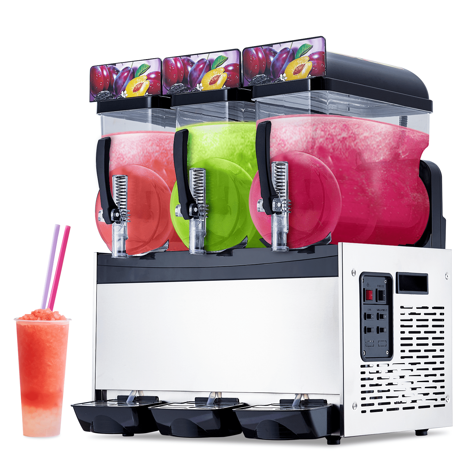 Slushie Machine,Professional Frozen Drink Maker,Slushy Machine for Home ...