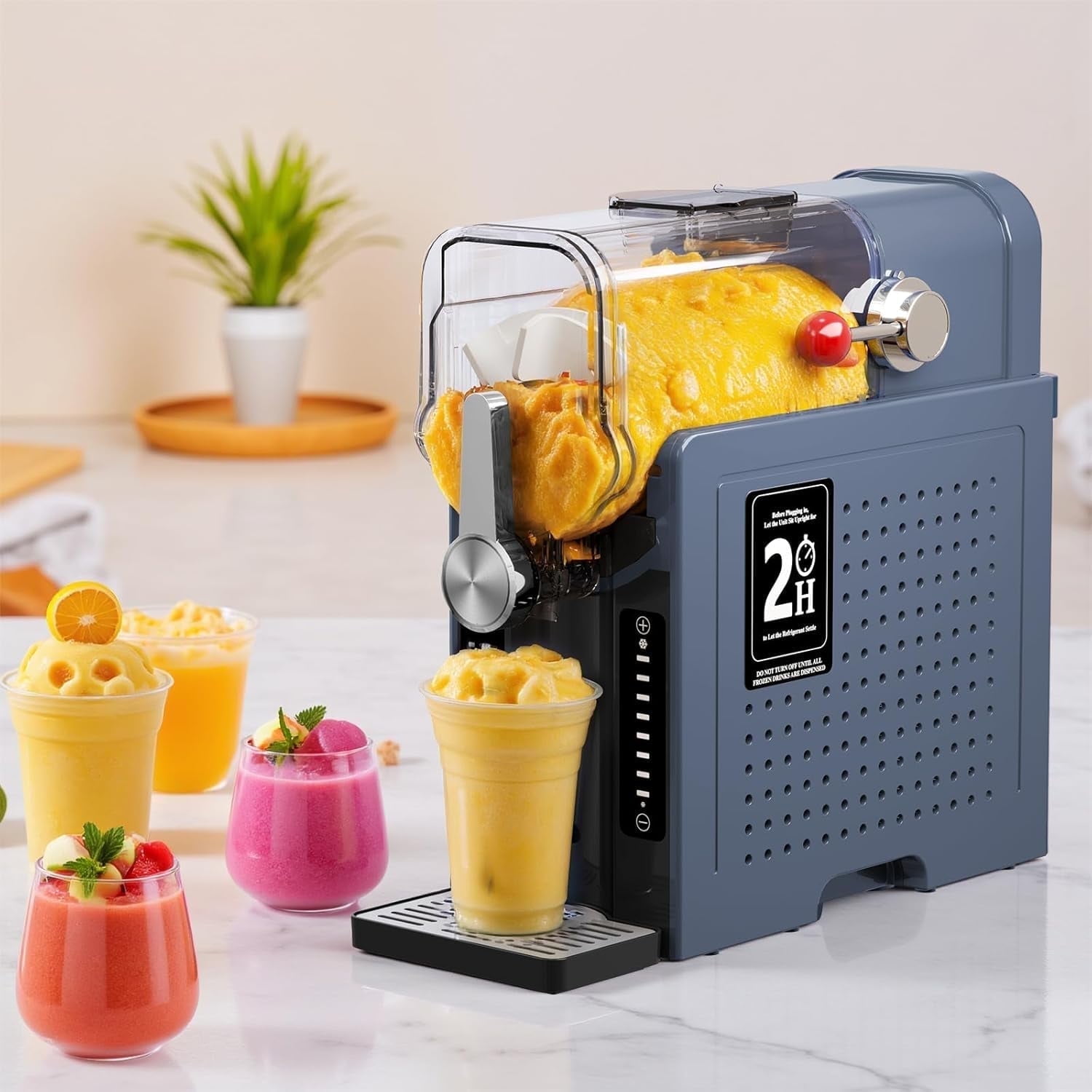 Slushie Machine, Sand Ice Maker, Frozen Drink Maker with 6 Preset Modes ...