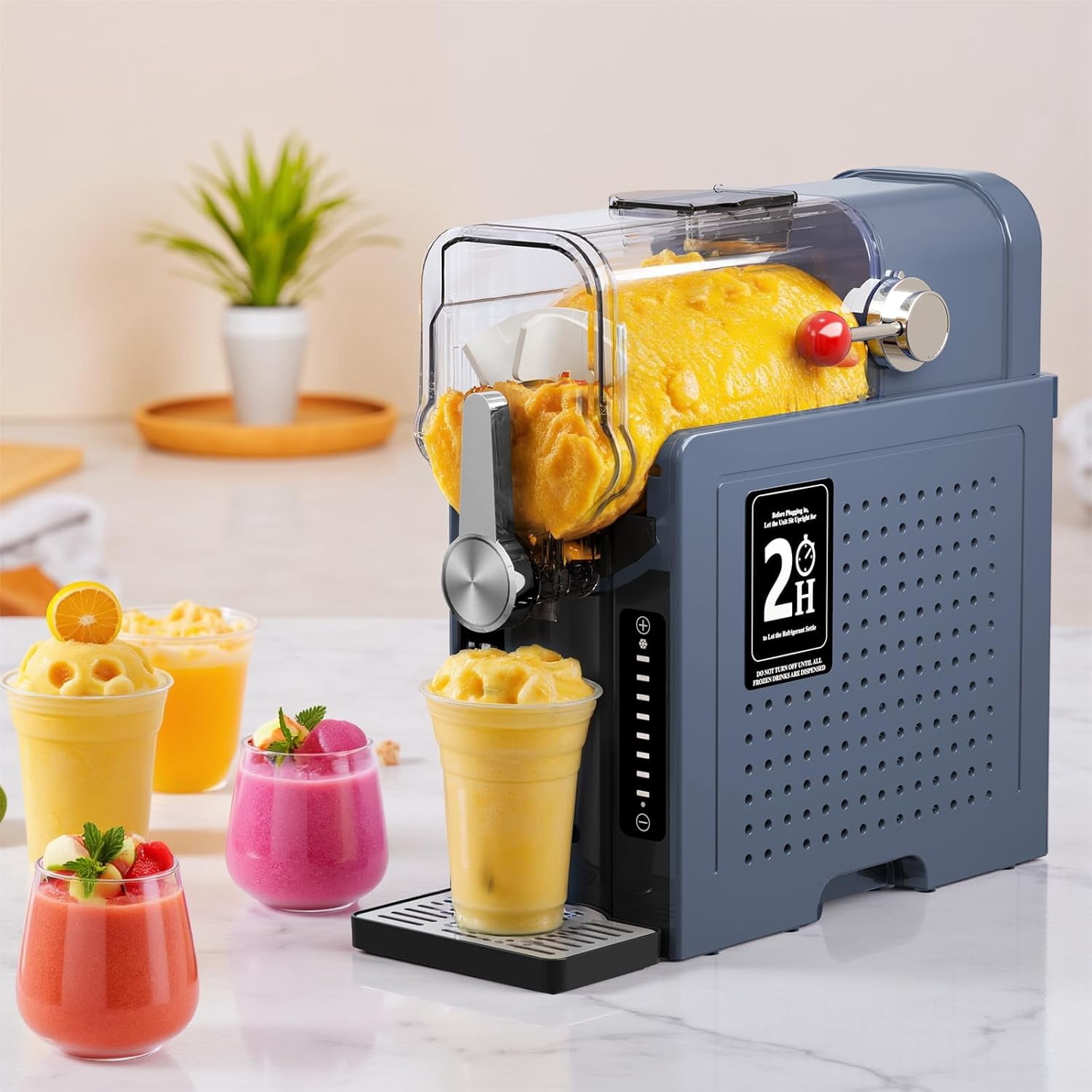 Slushie Machine, Sand Ice Maker, Frozen Drink Maker with 6 Preset Modes ...