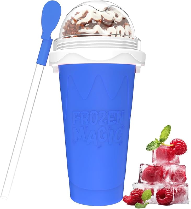 Slushie Maker Cup, DIY Magic Slushy Maker Squeeze Cups, Portable ...
