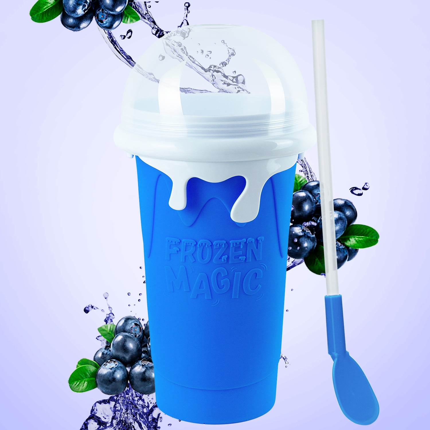 Slushie Maker Cup Frozen Magic Squeeze Cup, Ice Cream Maker Slushy Cup ...