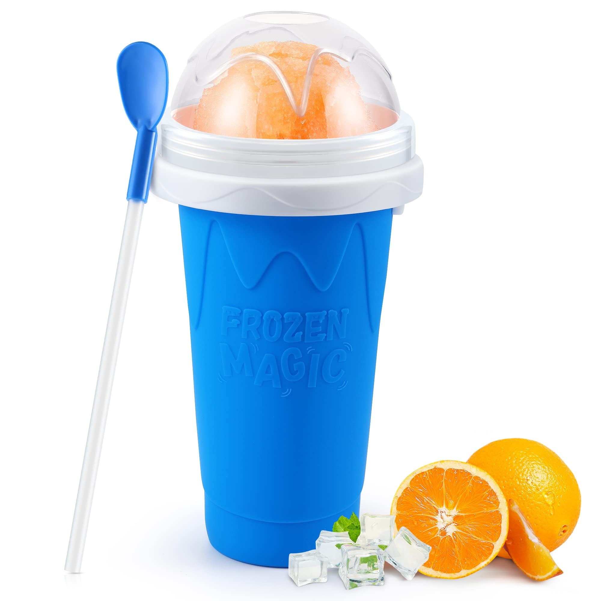 Slushie Maker Cup for Kids, Magic Frozen Smoothie Cup with Instant ...