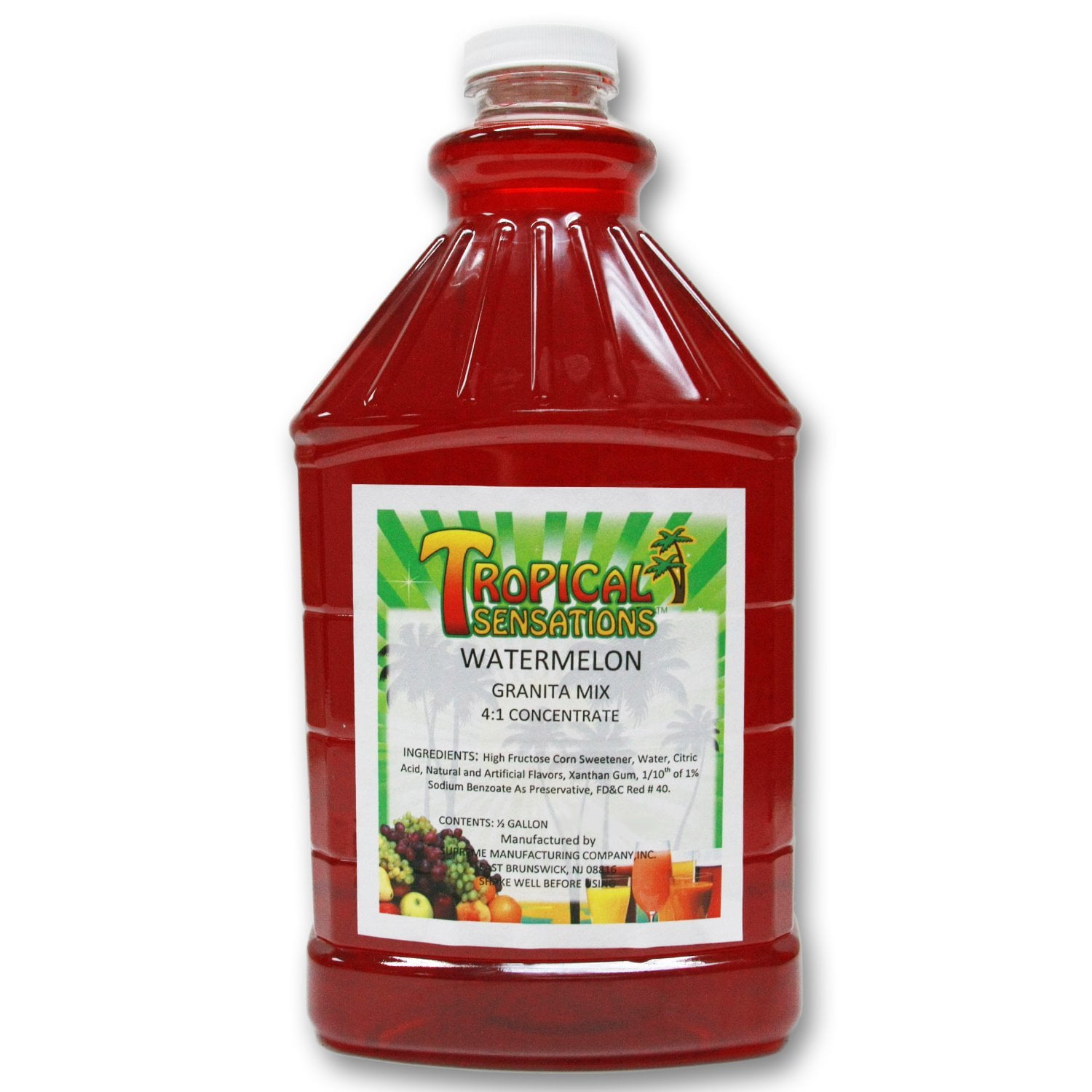 Slushie Mix, , 6 Bottles (64 oz each) (Watermelon) - Walmart.com