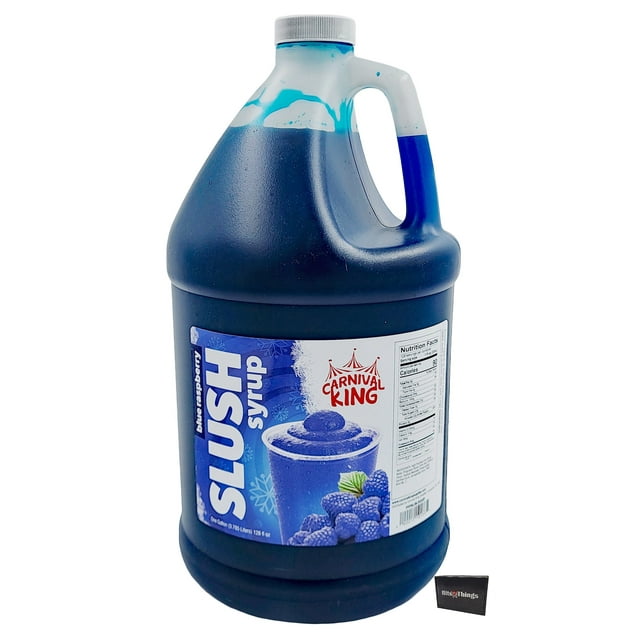 Bulk Party Blue Raspberry Syrup - For Snow Cone, Shaved Ice, Slushy ...