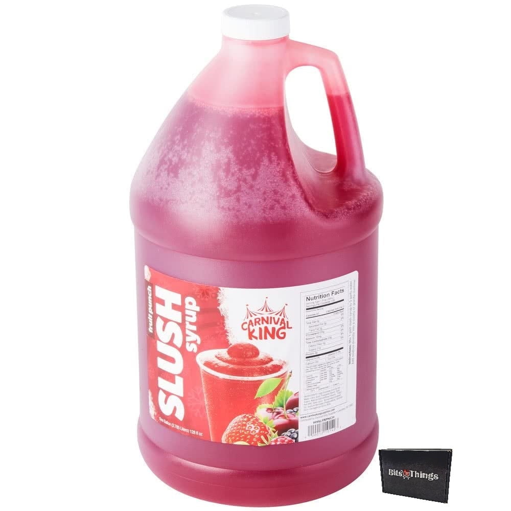 Walmart Fruit Punch Syrup for Snow Cones, Shaved Ice, Slushies, and ...