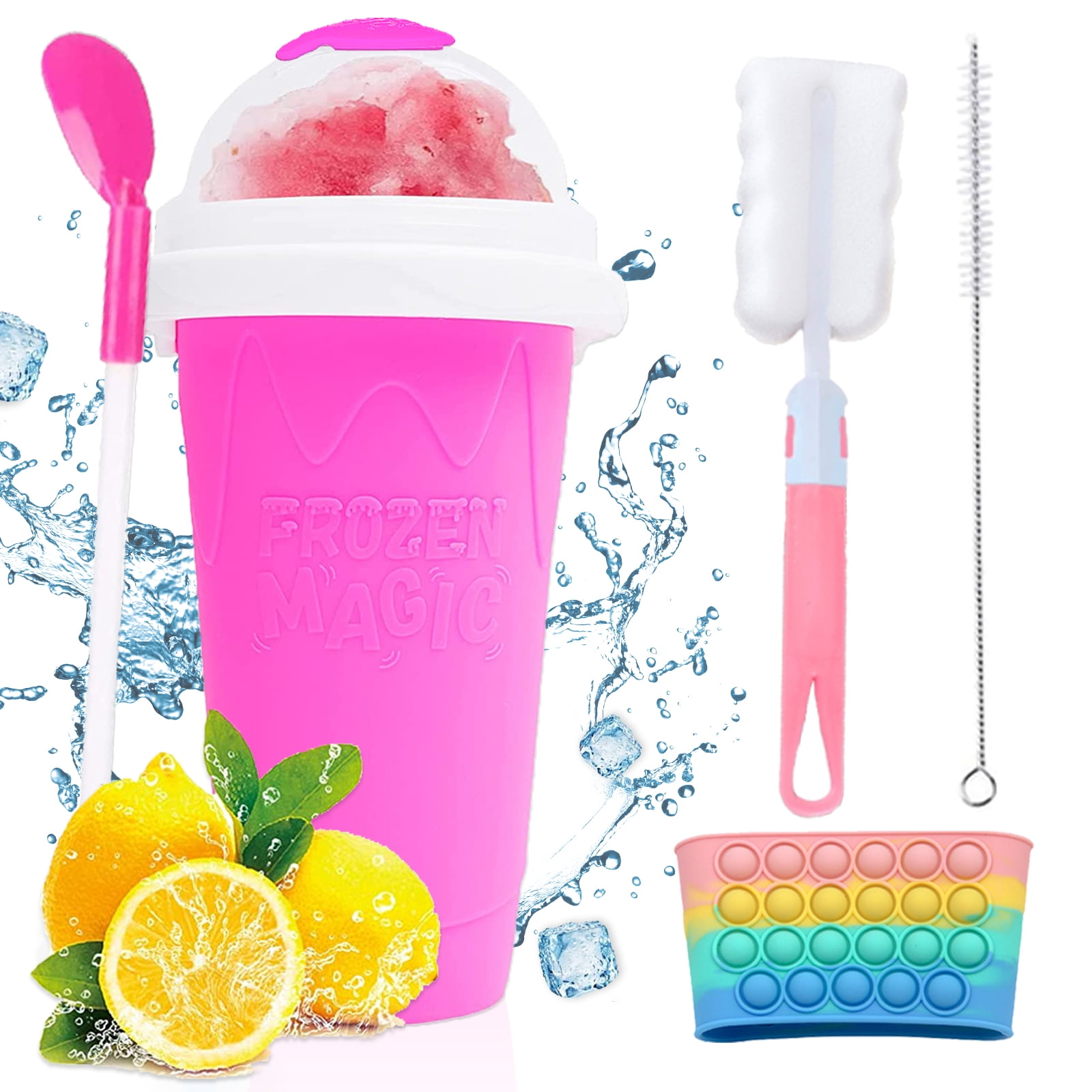 Walmart Slushy Maker Cup, Quick Frozen Magic, DIY Smoothie, Double ...