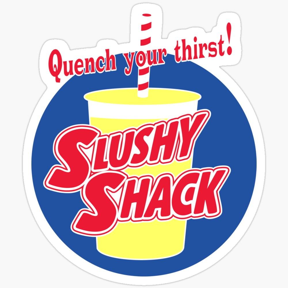 Slushy Shack Sticker Phone Decal Water Bottle Stickers Car Decals ...