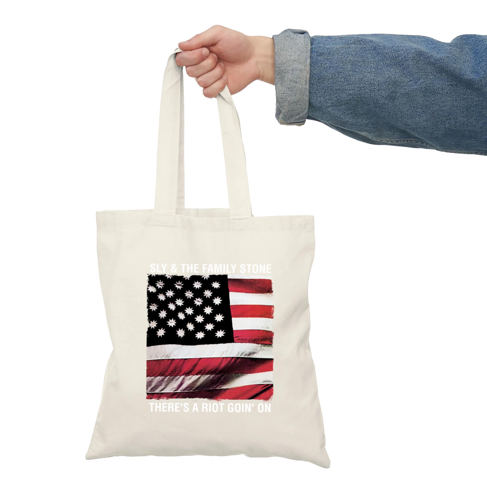 Sly & The Family Stone There's a Riot Goin' On Vintage Funk Unisex Tote ...