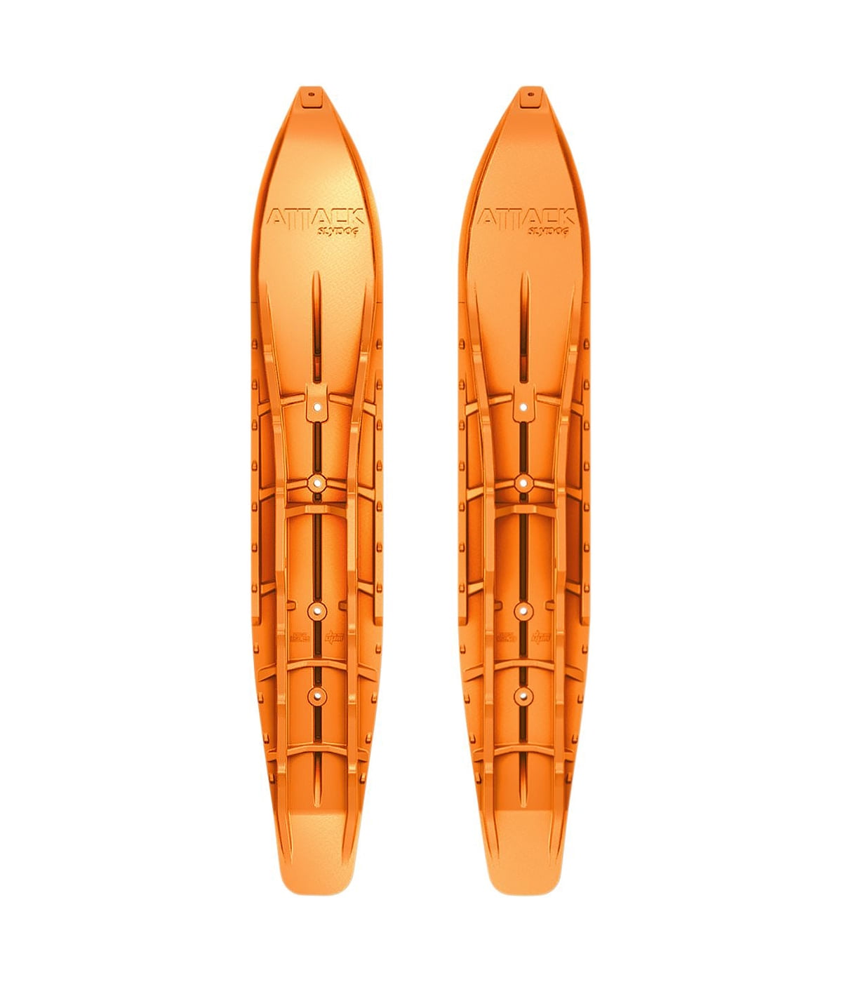 Slydog Attack Orange Plastic Snowmobile Skis (ATKSOLORGLOPBLK ...