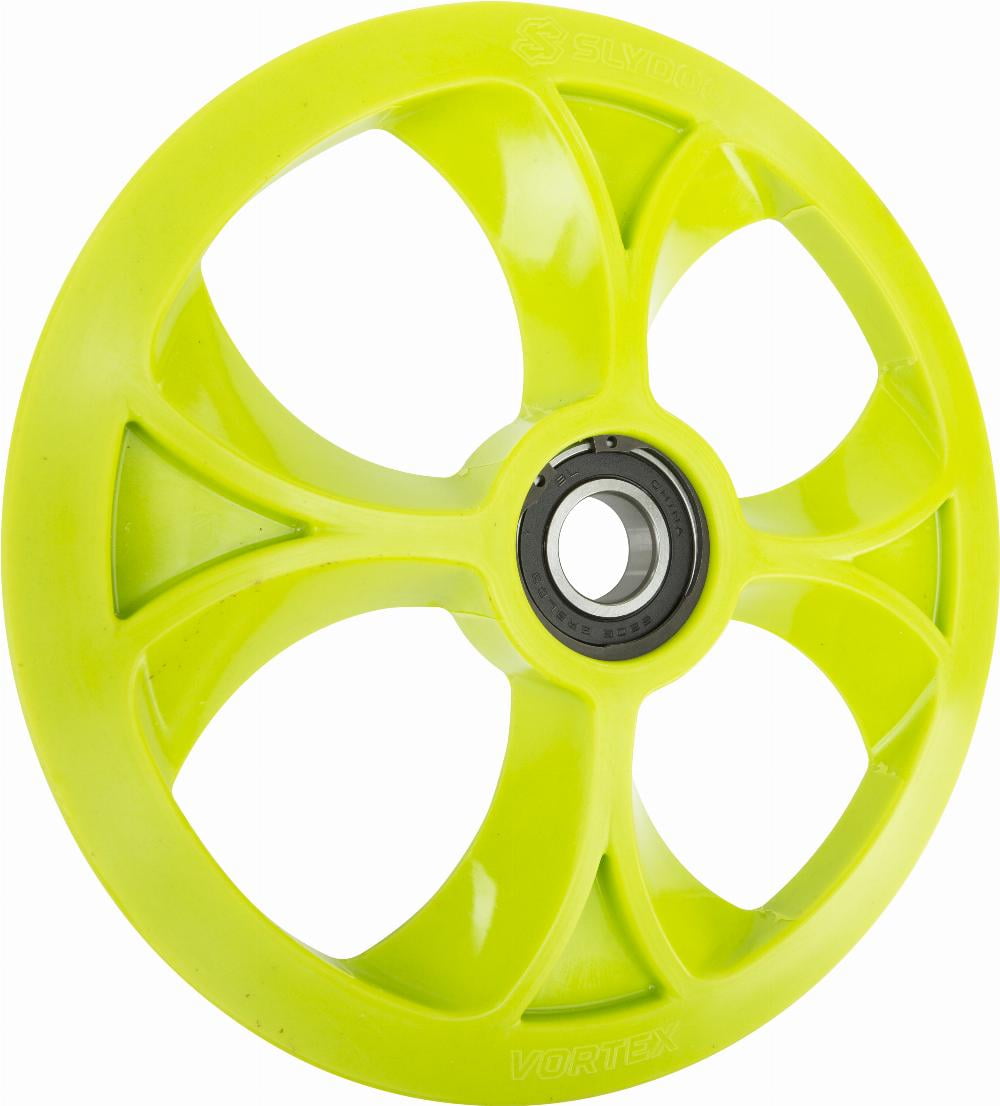 Slydog Bog100Unvsolman Vortex Bogie Wheel 10" Green Alpha Wheel A/C ...