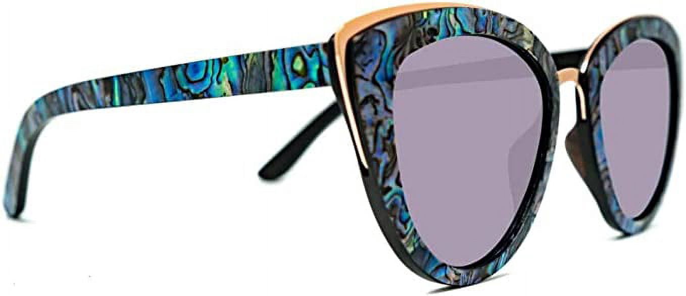 Slyk Bombshell Sunglasses (Abalone Seashell/Violet) - Walmart.com