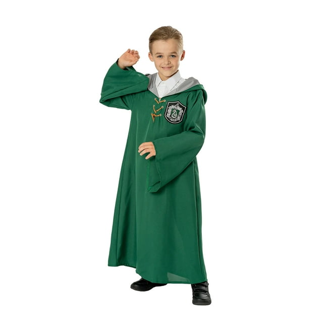 Slytherin Quidditch Robe for Kids Harry Potter Costume - Walmart.com