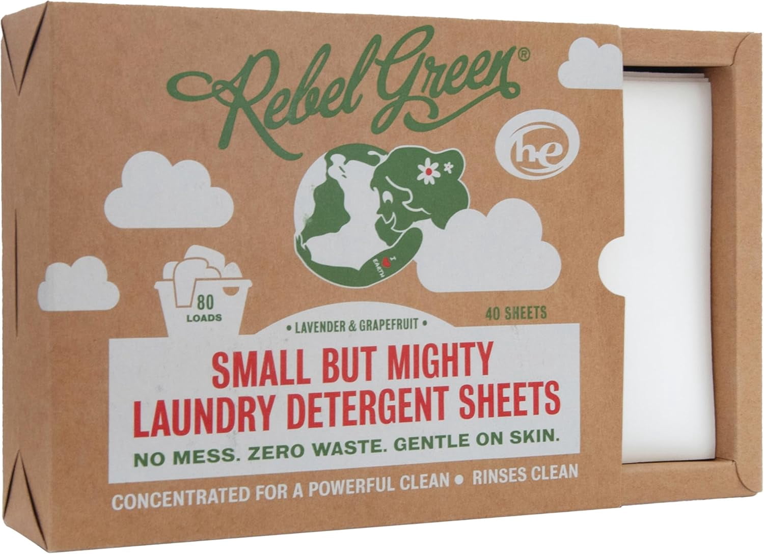 Sm But Mighty Laundry Deternt Sheets - Zero Waste Solution 40 Pre ...