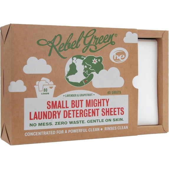 Sm But Mighty Laundry Deternt Sheets - Zero Waste Solution 40 Pre ...