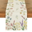 Sm:)e Flowers Bird Butterfly Spring Table Runner, 13x72 Inch - Walmart.com