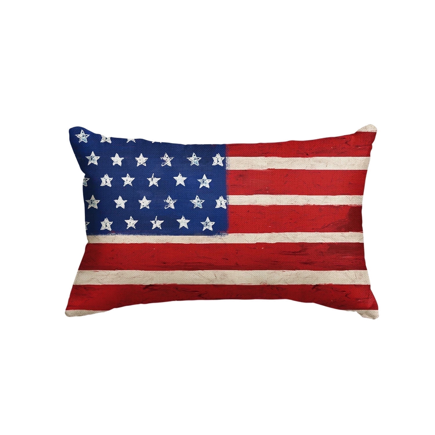 Sm:)e America Star Flag 4th of July Throw Pillow Covers 12x20 Inch ...