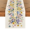 Sm:)e Flowers Bird Butterfly Spring Table Runner, 13x72 Inch - Walmart.com