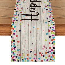 Happy Birthday Table Runner