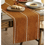Sm:)e Linen Table Runner for Dining Table 12 x 72 inch Caramel Linen ...