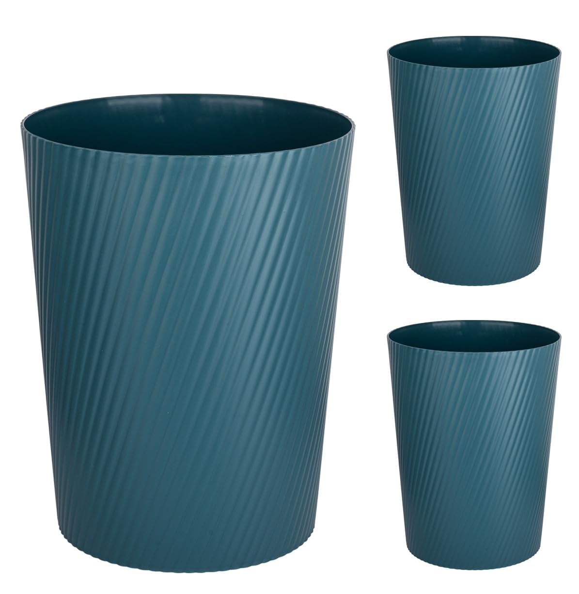 SmDATI Trash Can Wastebasket Garbage Can Container Bins for Bathrooms ...