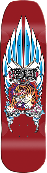 SMA Harada Tiger Ltd Skateboard Deck 9x33 Red - Walmart.com