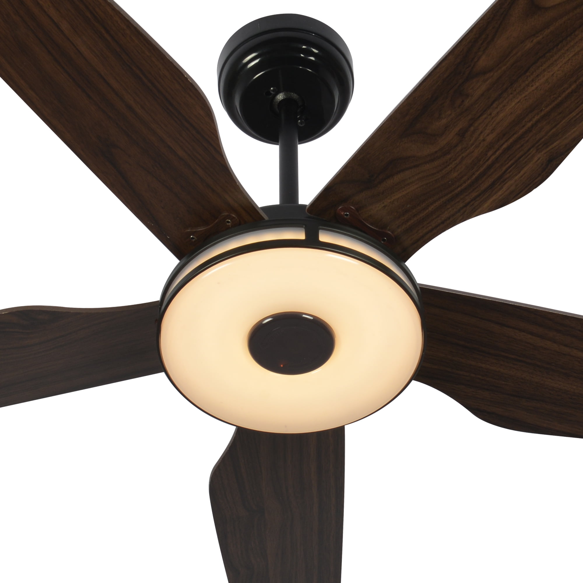 Smaair 56 inch Indoor and Outdoor Ceiling Fan Wifi Control Dim the Led ...