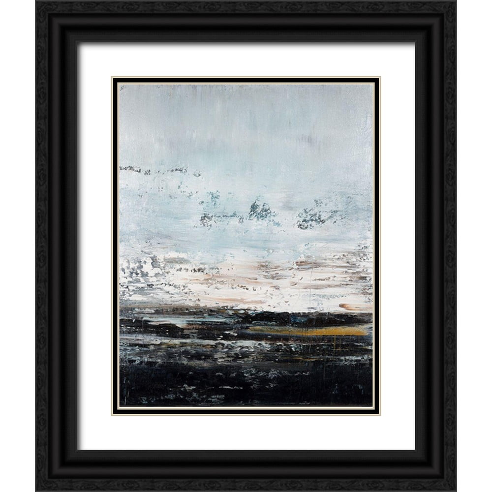 Smach, Radek 26x32 Black Ornate Wood Framed with Double Matting Museum ...