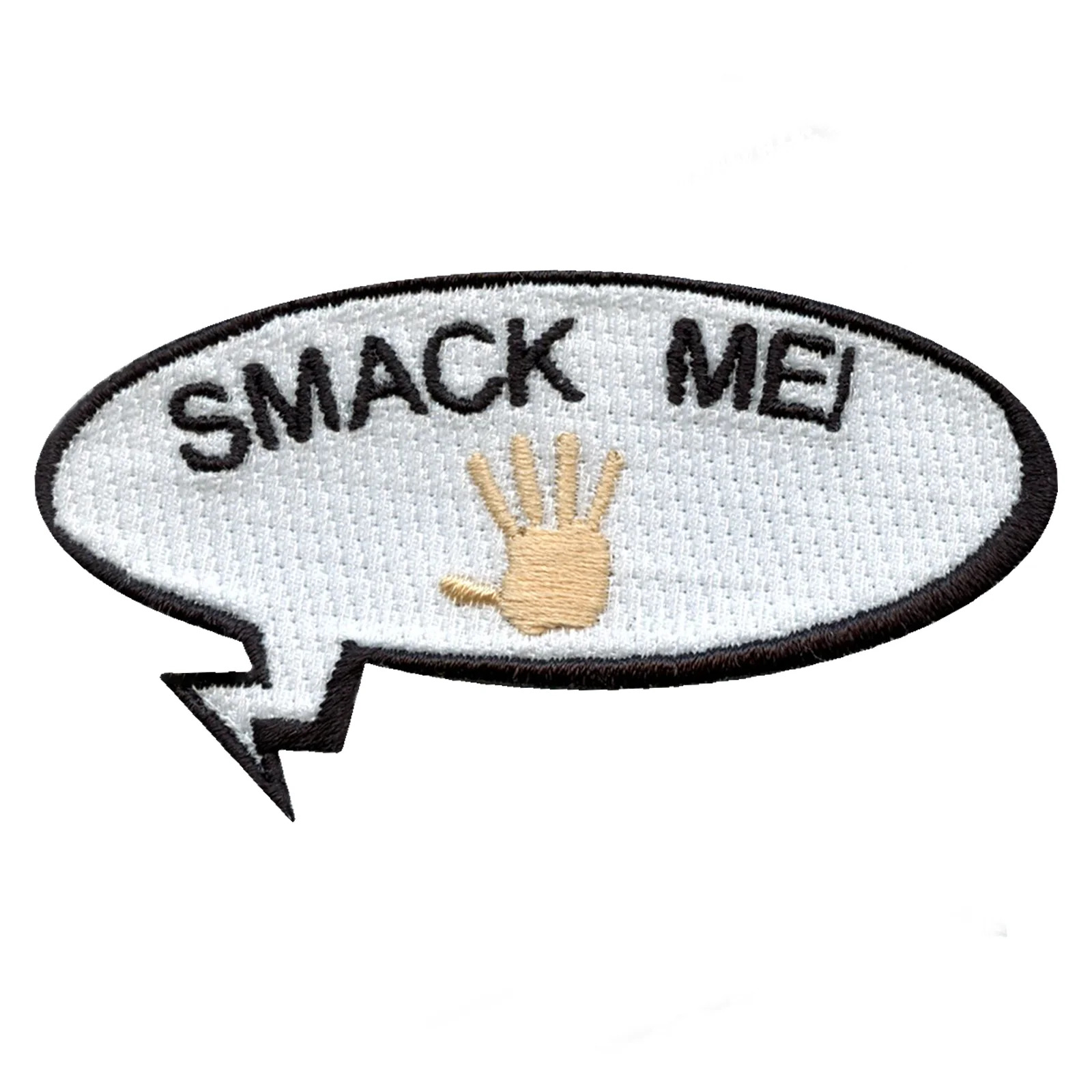 Smack Me Word Bubble Embroidered Iron On Patch - Walmart.com