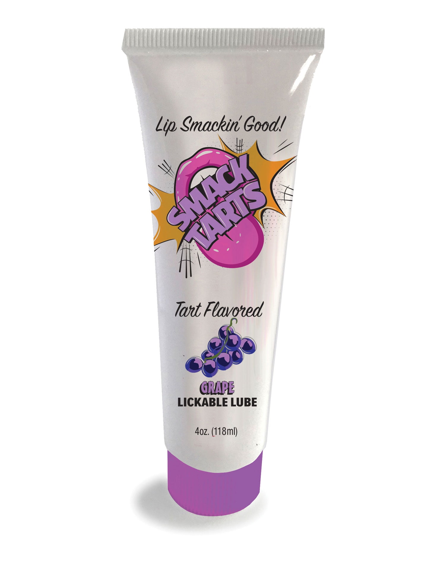 Smack Tarts 4oz Lickable Flavored Lubricant-Grape - Walmart.com