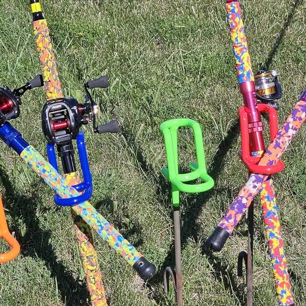 Smackdown Bank Rod Holders (BLACK) Fits TWO rods in each rod holder ...