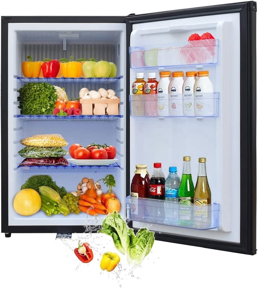 SMAD 12V RV Refrigerator Truck Mini Fridge AC / DC Compact Silent 1.7 ...