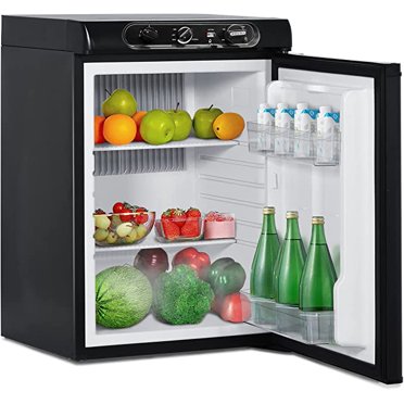 Techomey 3.5 Cu ft Propane Refrigerator 3 Way Gas/110V/12V Refrigerator ...
