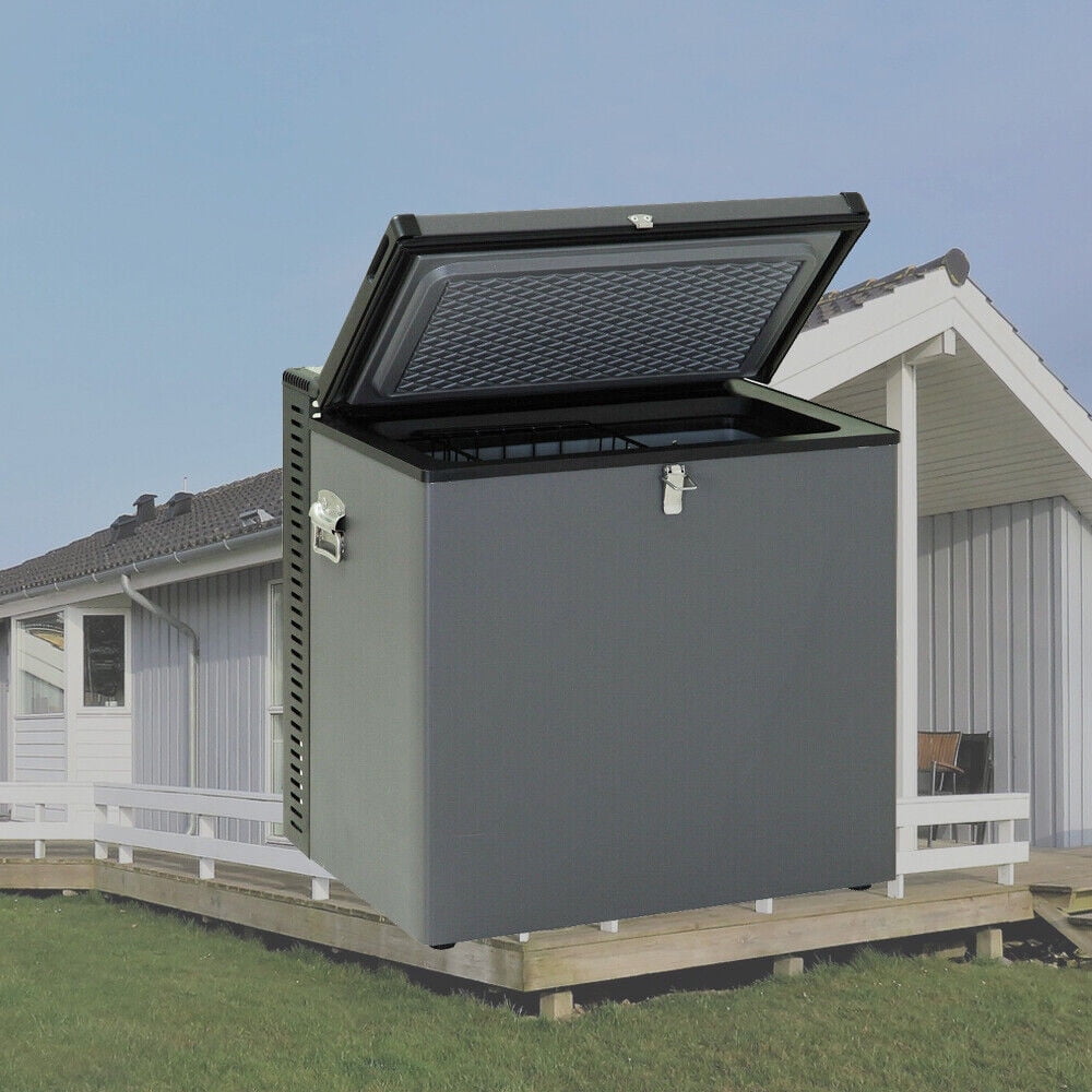 Smad 2.4 Cu.Ft Gas Fridge Chest Freezer Refrigerator 12V/110V Caravan ...